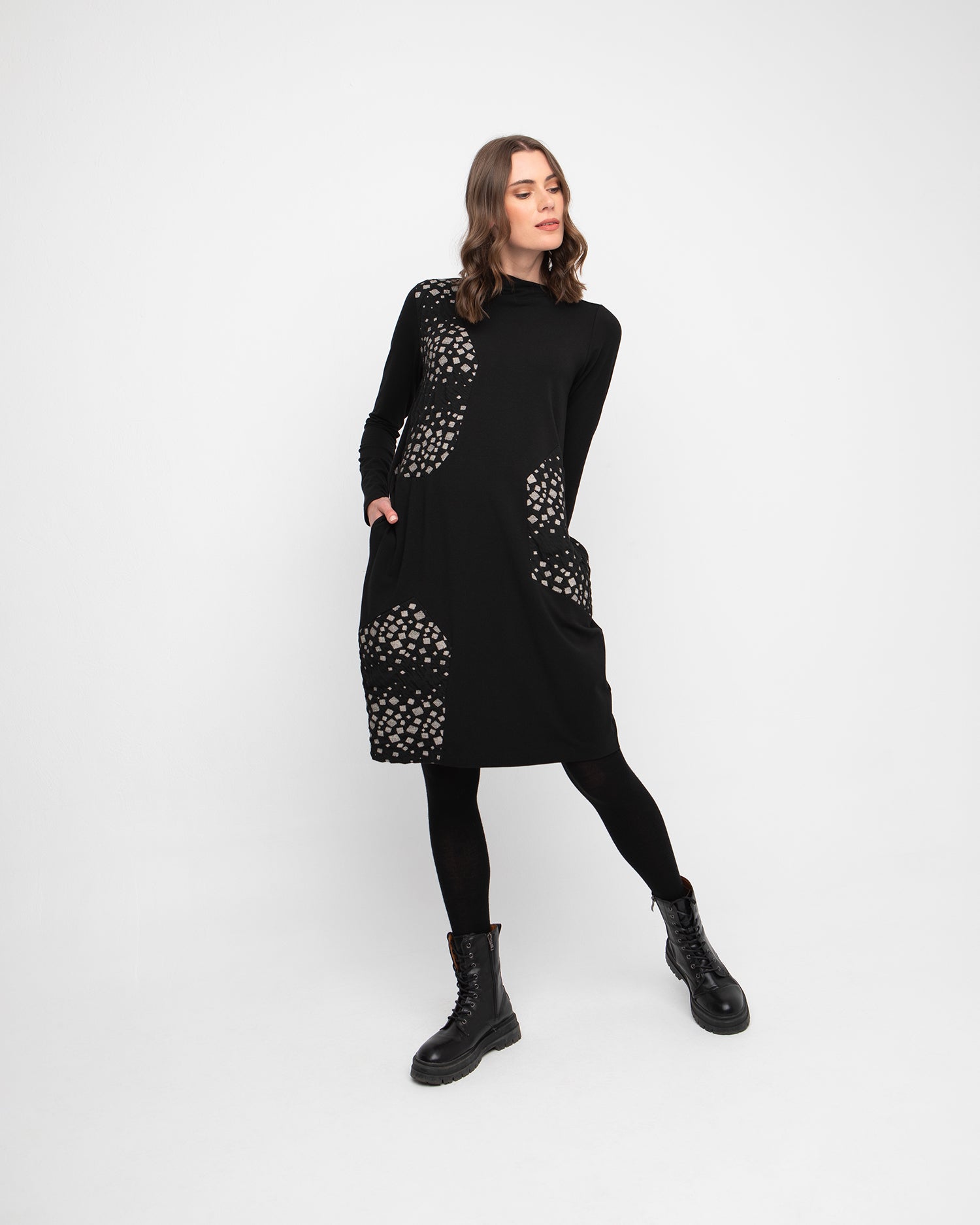 Ozai N Ku Atom Dress, Black – Alembika U.S.