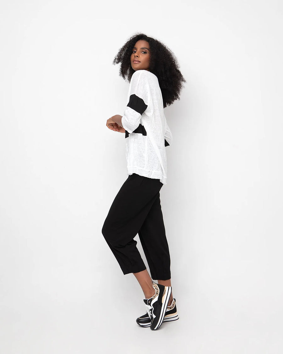 Ozai N Ku Cropped Slim Pants, Black – Alembika U.S.