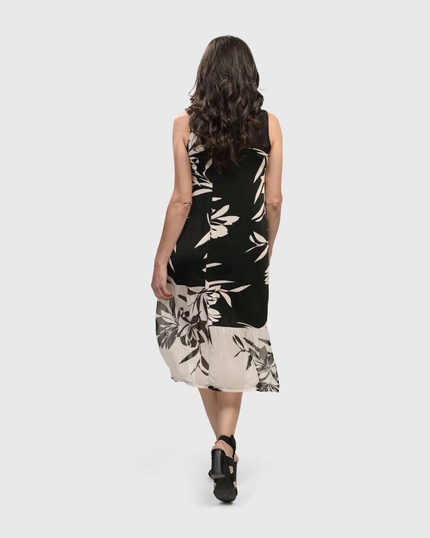 Prosecco Sleeveless Tunic Dress, Floral – Alembika U.S.