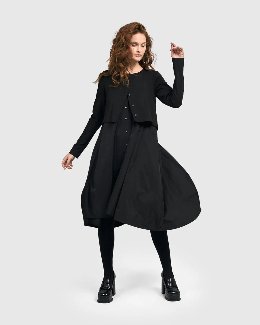 Urban Graphite Dress, Black – Alembika U.S.