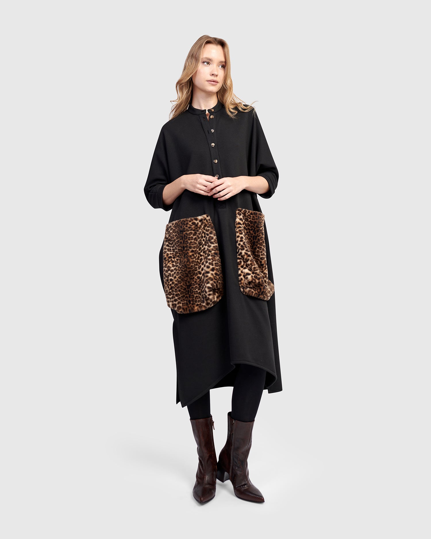 Urban Cub Lounge Dress, Black – Alembika U.S.