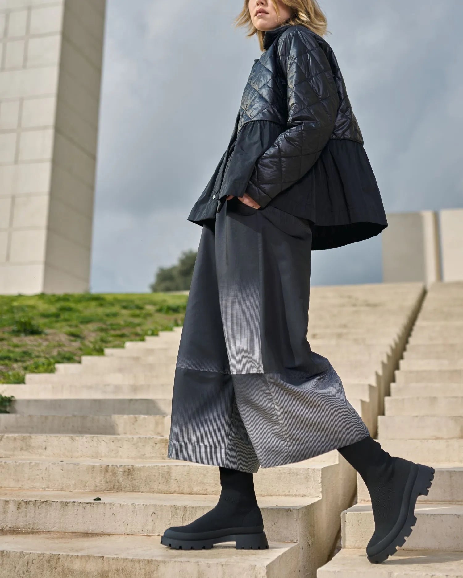 Urban Elektra Wide Pants, Storm – Alembika U.S.