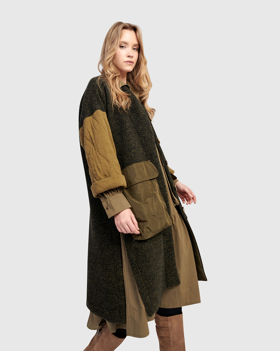 Urban Citadel Coat, Khaki – Alembika U.S.