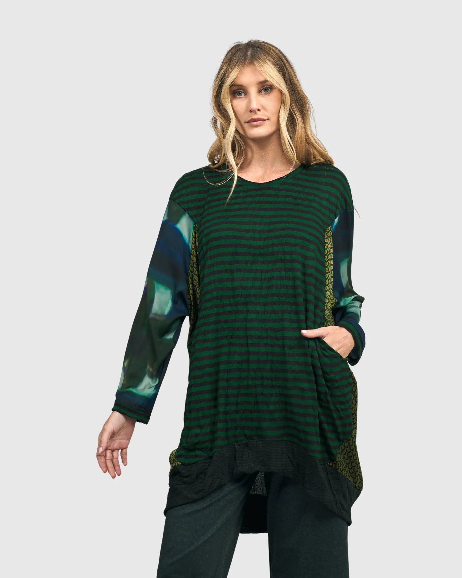 Anthea Tunic Top, Forest – Alembika U.S.