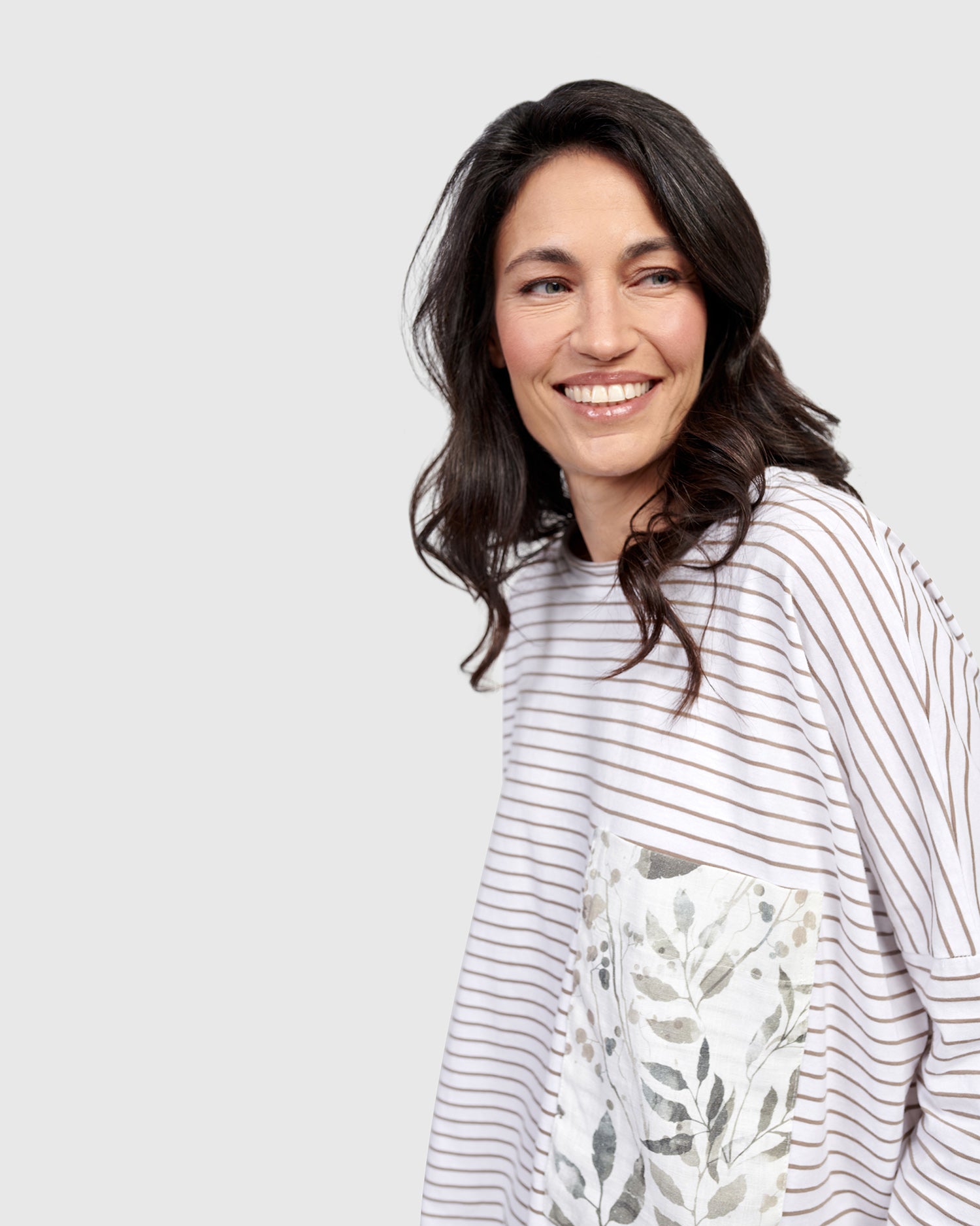 Sailboat Boxy Tee, Stripes – Alembika U.S.