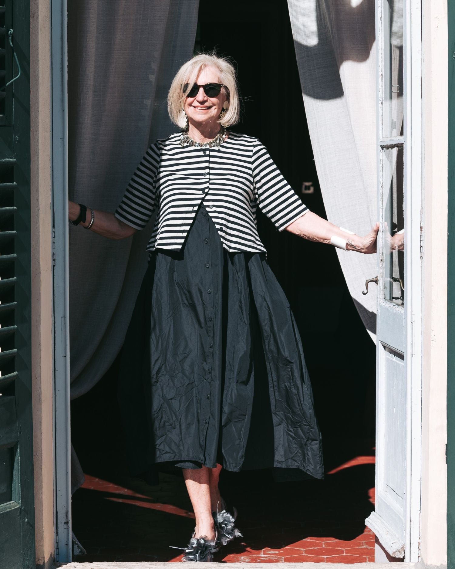 Urban Tiebreaker Dress, Stripes – Alembika U.S.