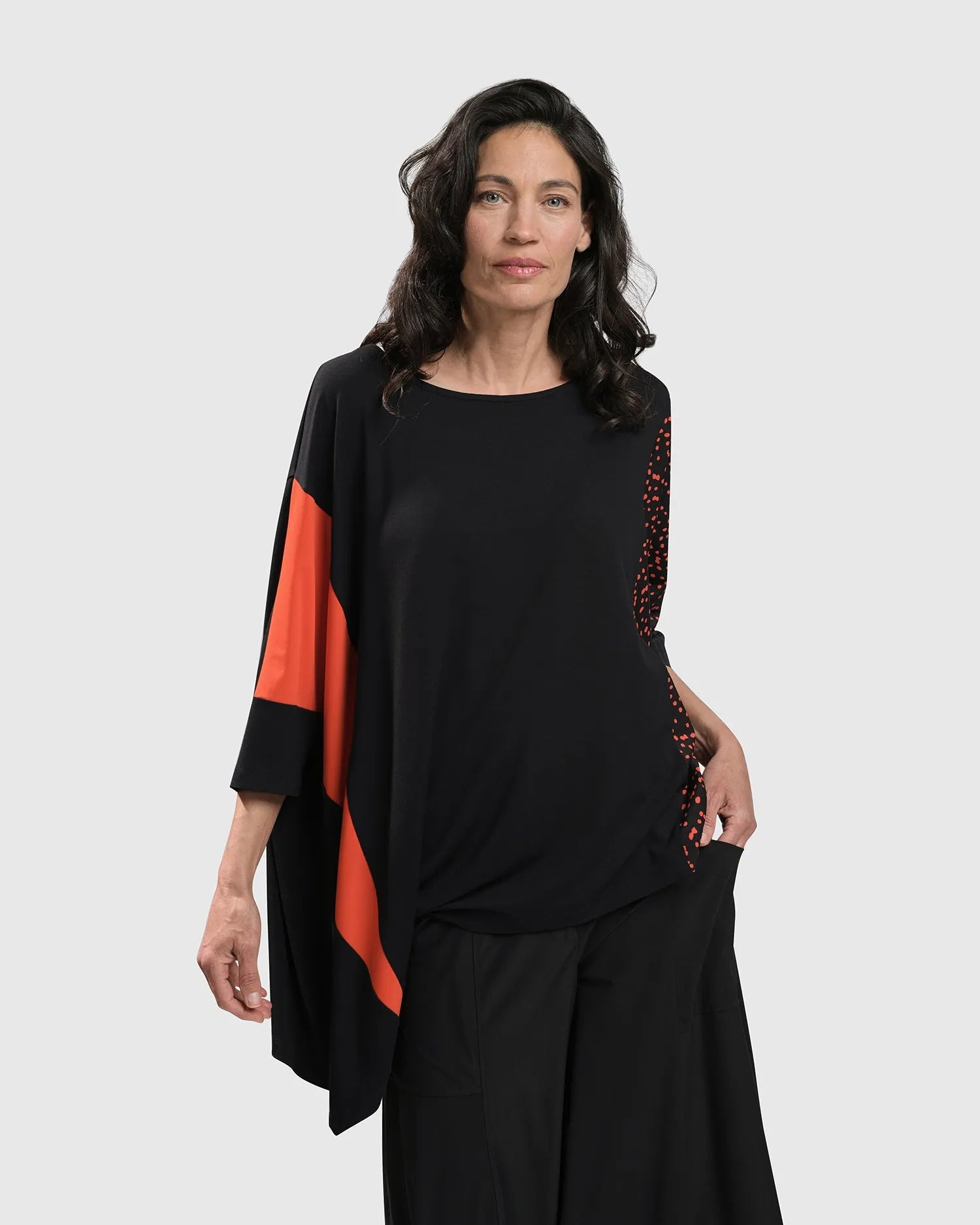 Tekbika Angie Asymmetry Top, Flame – Alembika U.S.